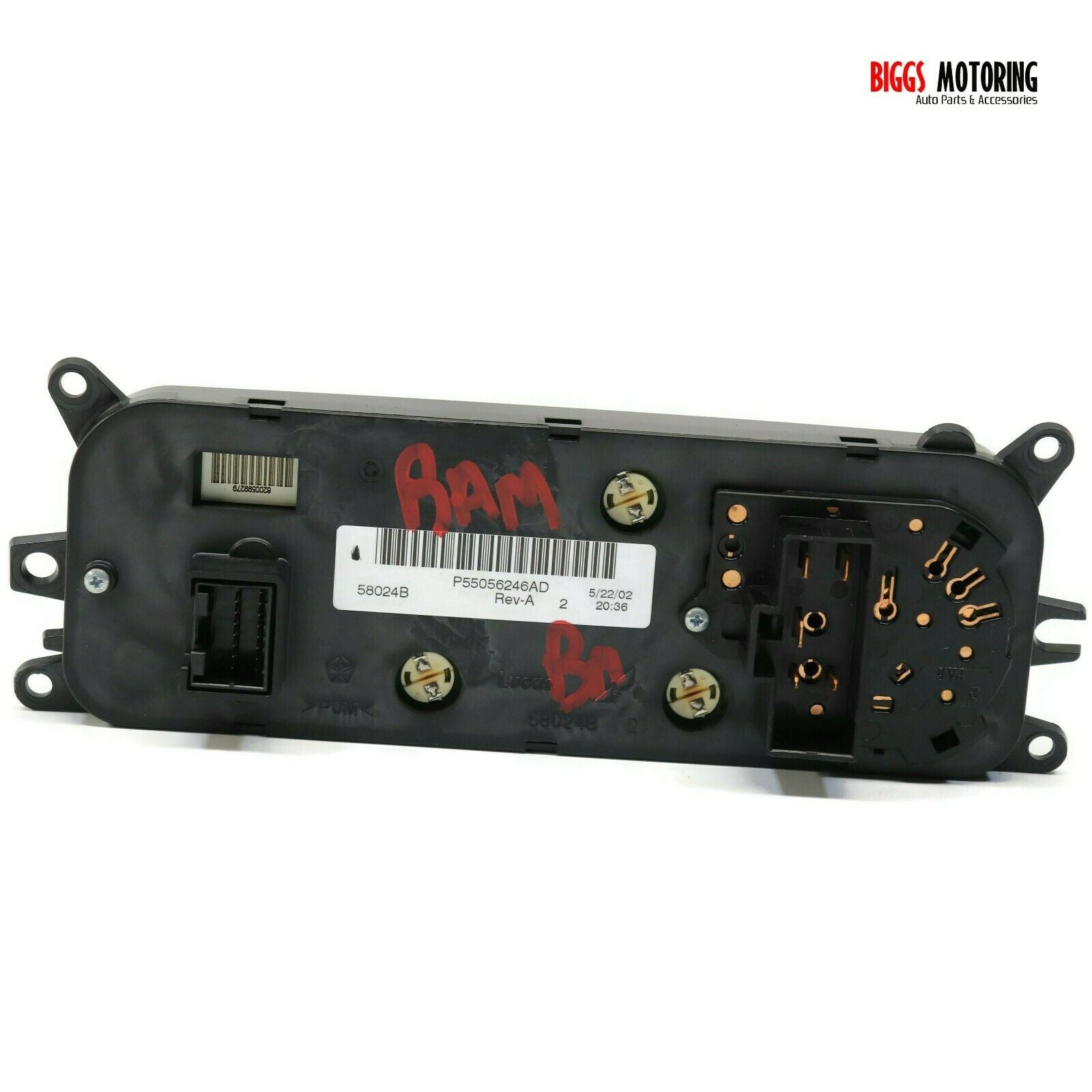 2002-2005 Dodge Ram Ac Heater Temperature Climate Control Unit P550562