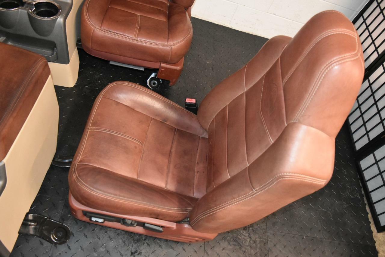 99-2010 FORD SD F250 F350 KING RANCH FRONT & rear LEATHER BUCKETS SEAT