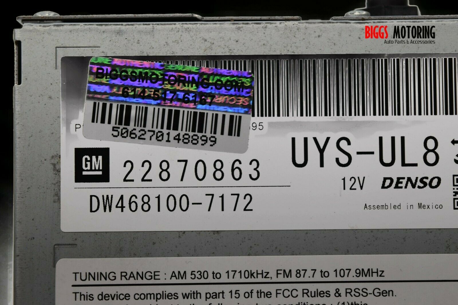 2012-2014 Gmc Sierra Denali Silverado Yukon Navigation Radio Cd Player