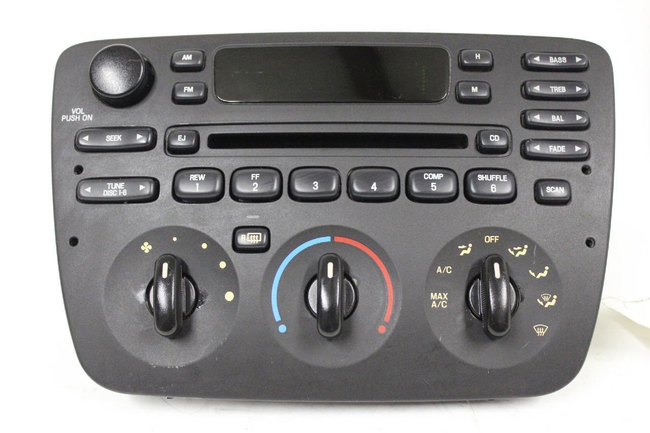 01 02 03 Ford Taurus Mercury Sable Radio Stereo Cd Player Climate Cont