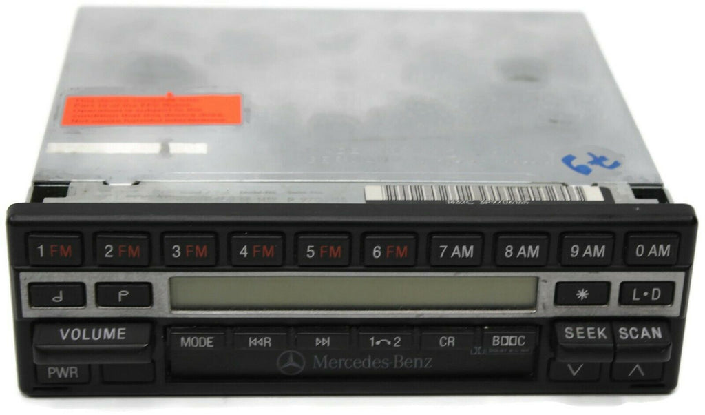 90-93 Mercedes Benz W140 500SL Radio Stereo Cassette Player A 002 820