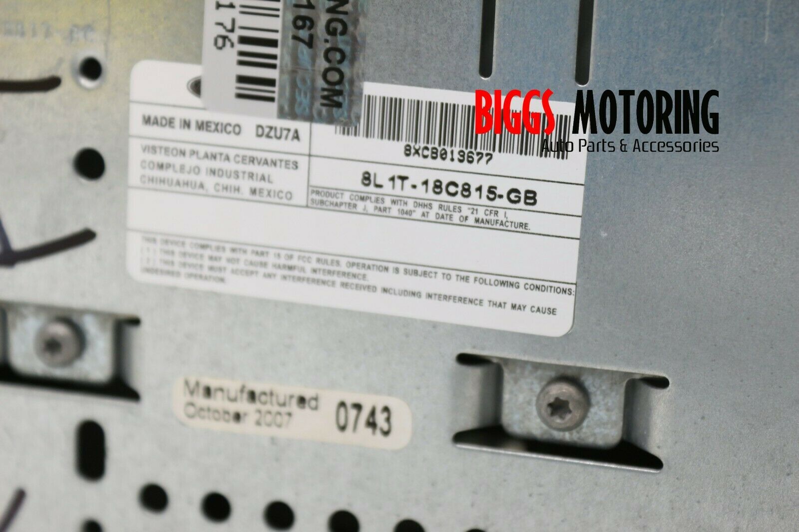 2008-2010 Ford Expedition Radio Stereo Cd Player 8L1T-18C815-GB