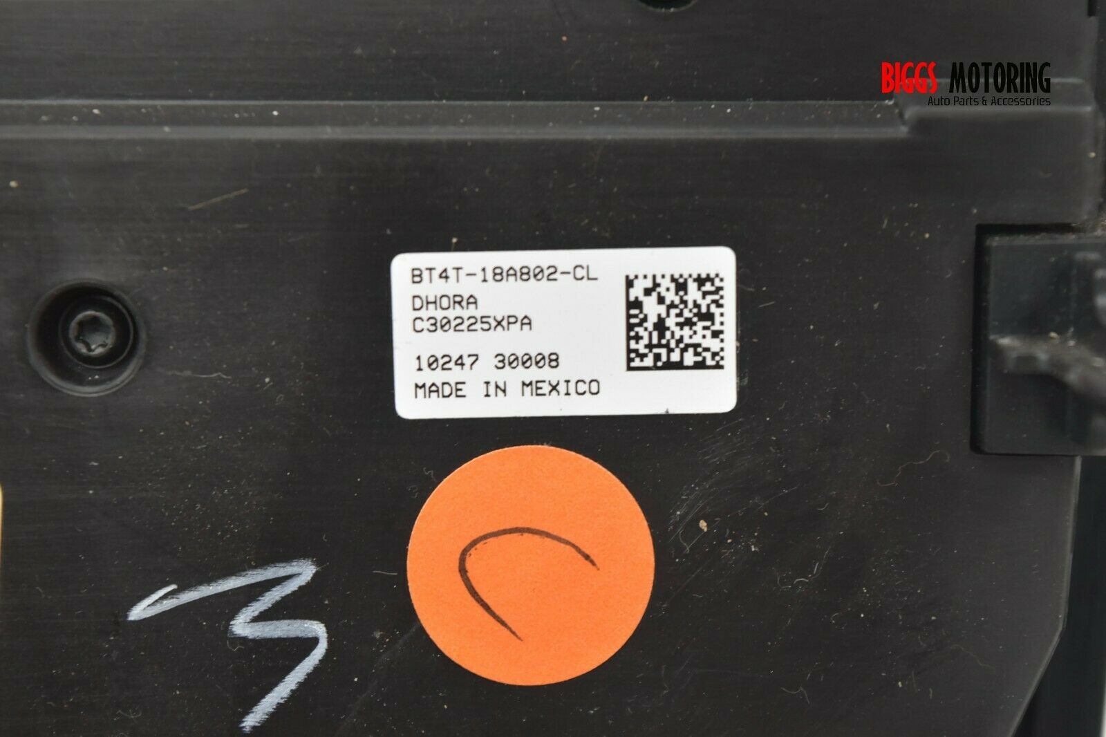 2011-2014 Ford Edge Sony Radio Face Climate Control Panel BT4T-18A802-