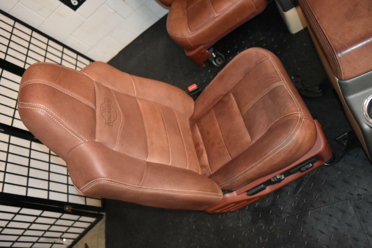 99-2010 FORD SD F250 F350 KING RANCH FRONT & rear LEATHER BUCKETS SEAT