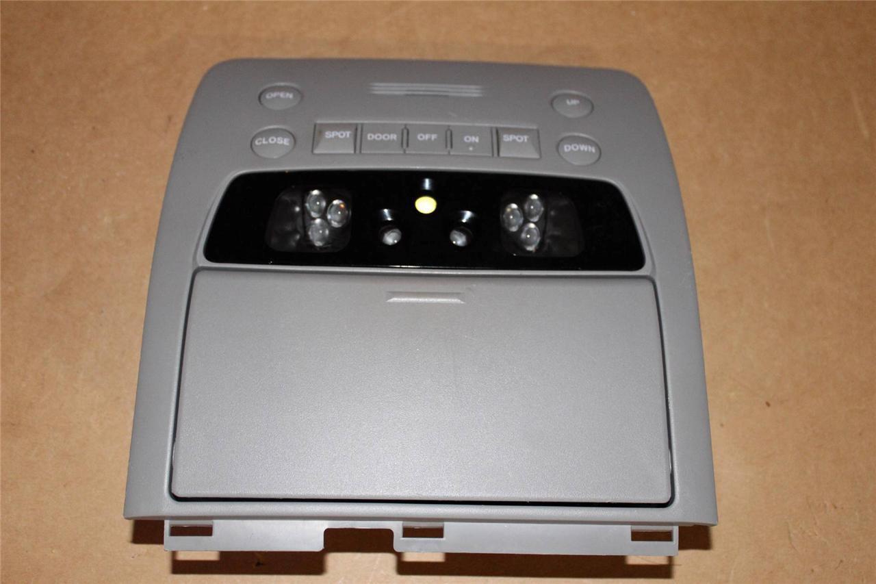 2007-2009 Lexus RX350 Overhead Console w/ Homelink Sun Roof Gray 1D111