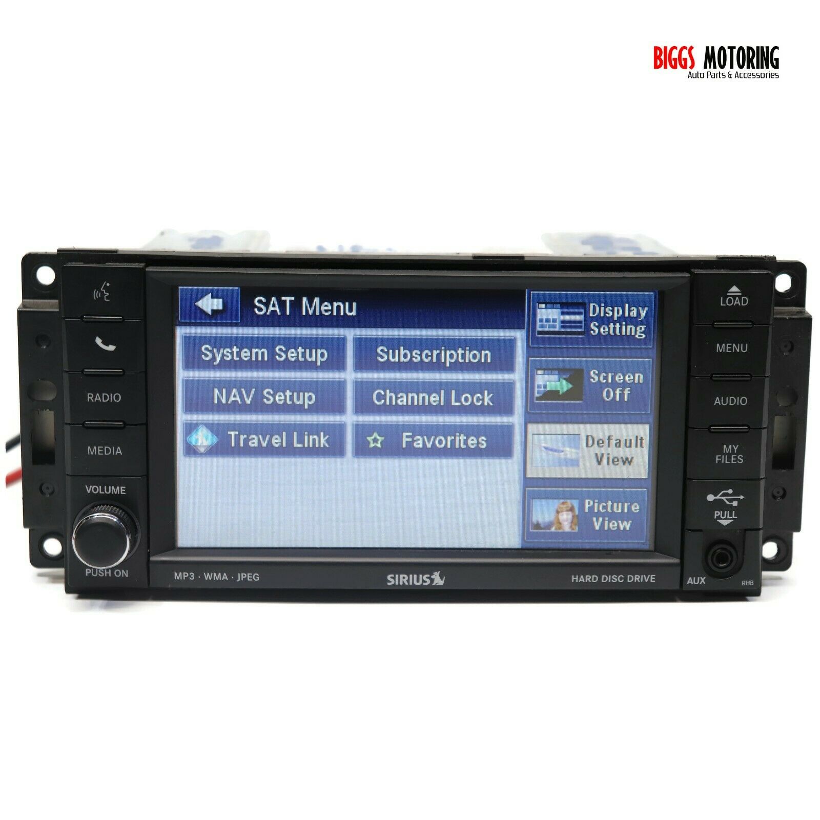 2009-2014 Dodge Chrysler Navigation MyGig RHB High Speed Radio P050648