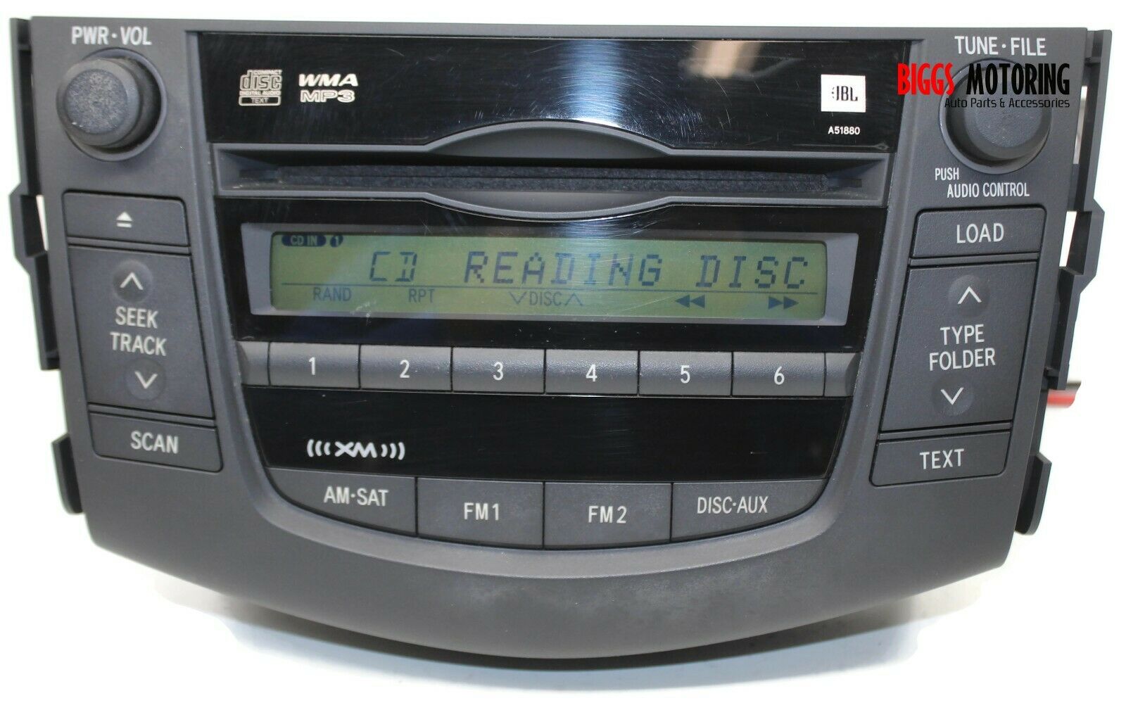 2006-2011 Toyota Rav4 JBL Radio Stereo 6 Disc Changer Cd Player 86120-