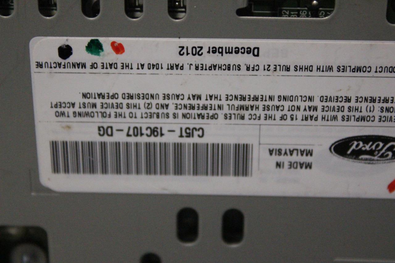 2013-2015 FORD ESCAPE RADIO CD MECHANISM SYNC APIM DISPLAY SCREEN