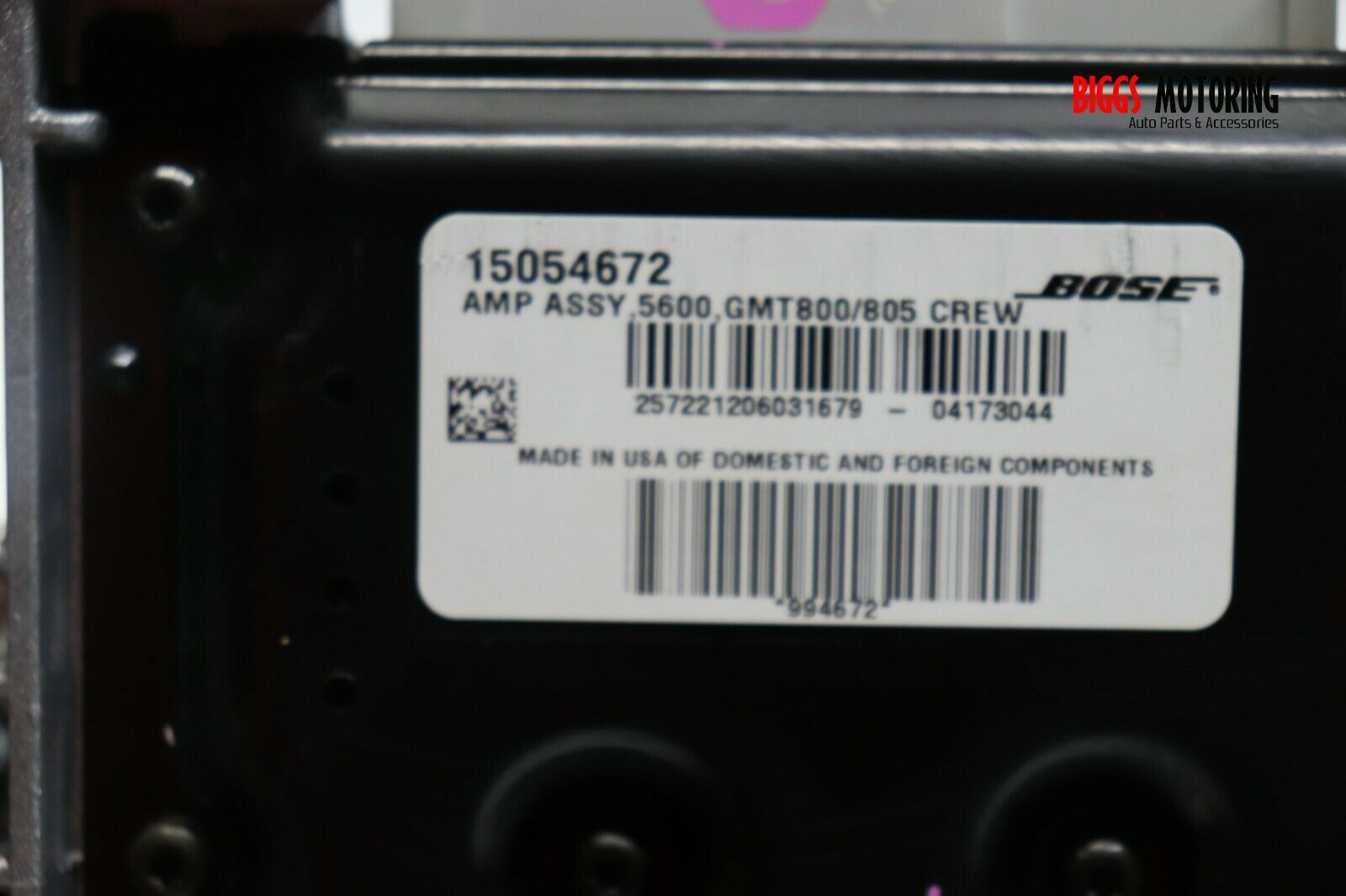 2003-2006 Chevy Tahoe Yukon Bose Radio Audio Amp Amplifier 15054672