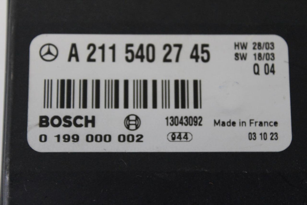 2003-2006 Mercedes E Class W211 Battery Control Module Unit A 211 540