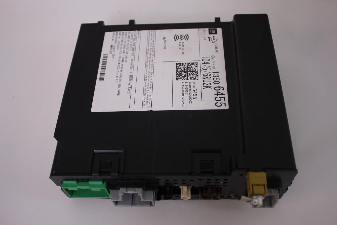 2015-2017 CHEVY SILVERADO SIERRA SATELLITE RADIO RECEIVER MODULE 13506
