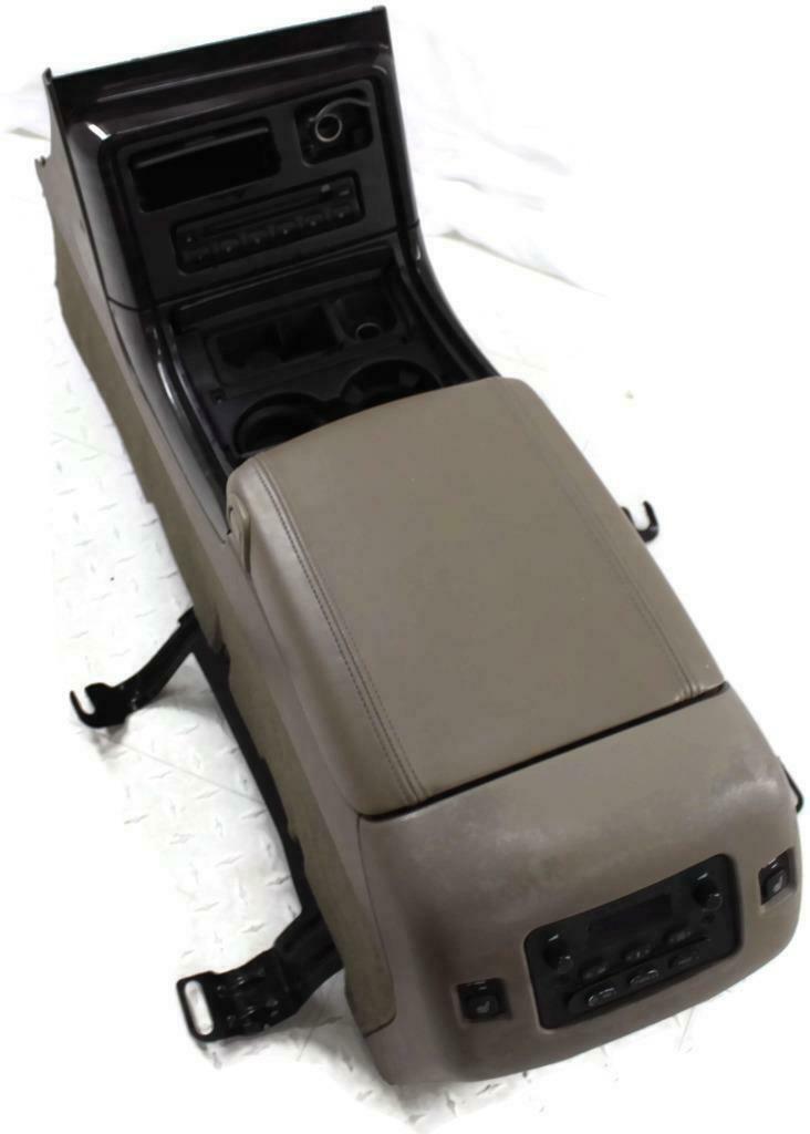 03-06 Yukon Denali Tan Color Center Console W/Sub Tahoe Gm Sierra Dena