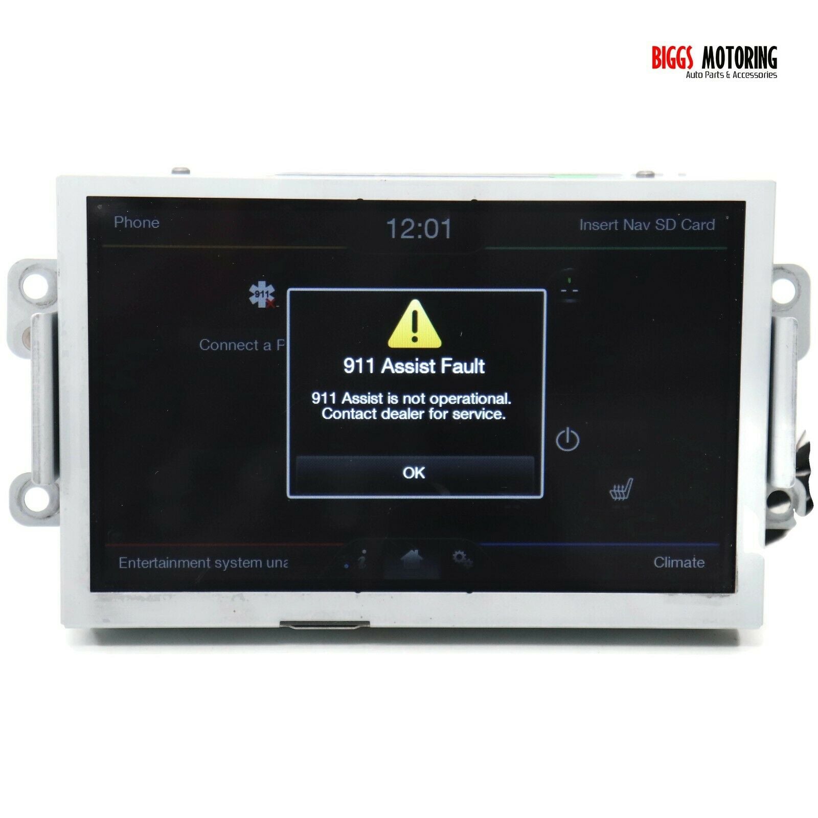 2011-2014 Ford Edge Radio Navigation Dash Display Screen BT4T-14F239-C