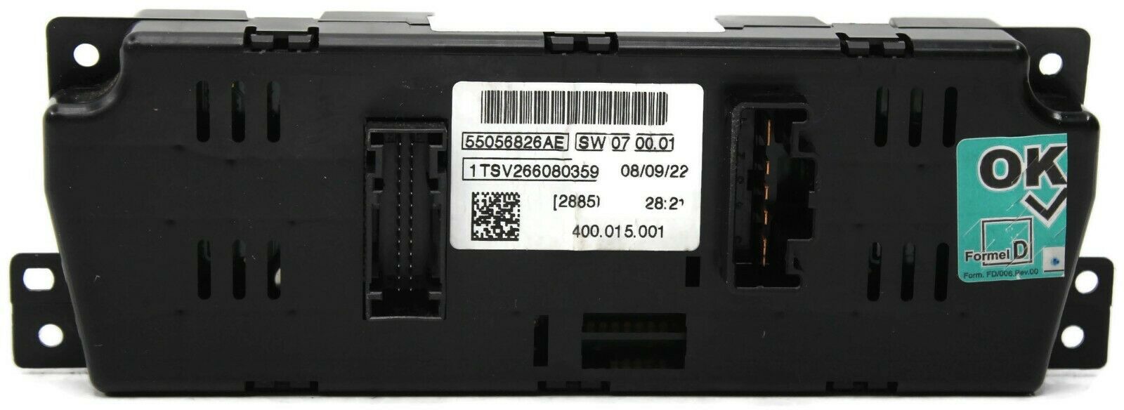 2009-2010 Dodge Ram AC Heater Climate Control Unit 55056826AE, 5505682