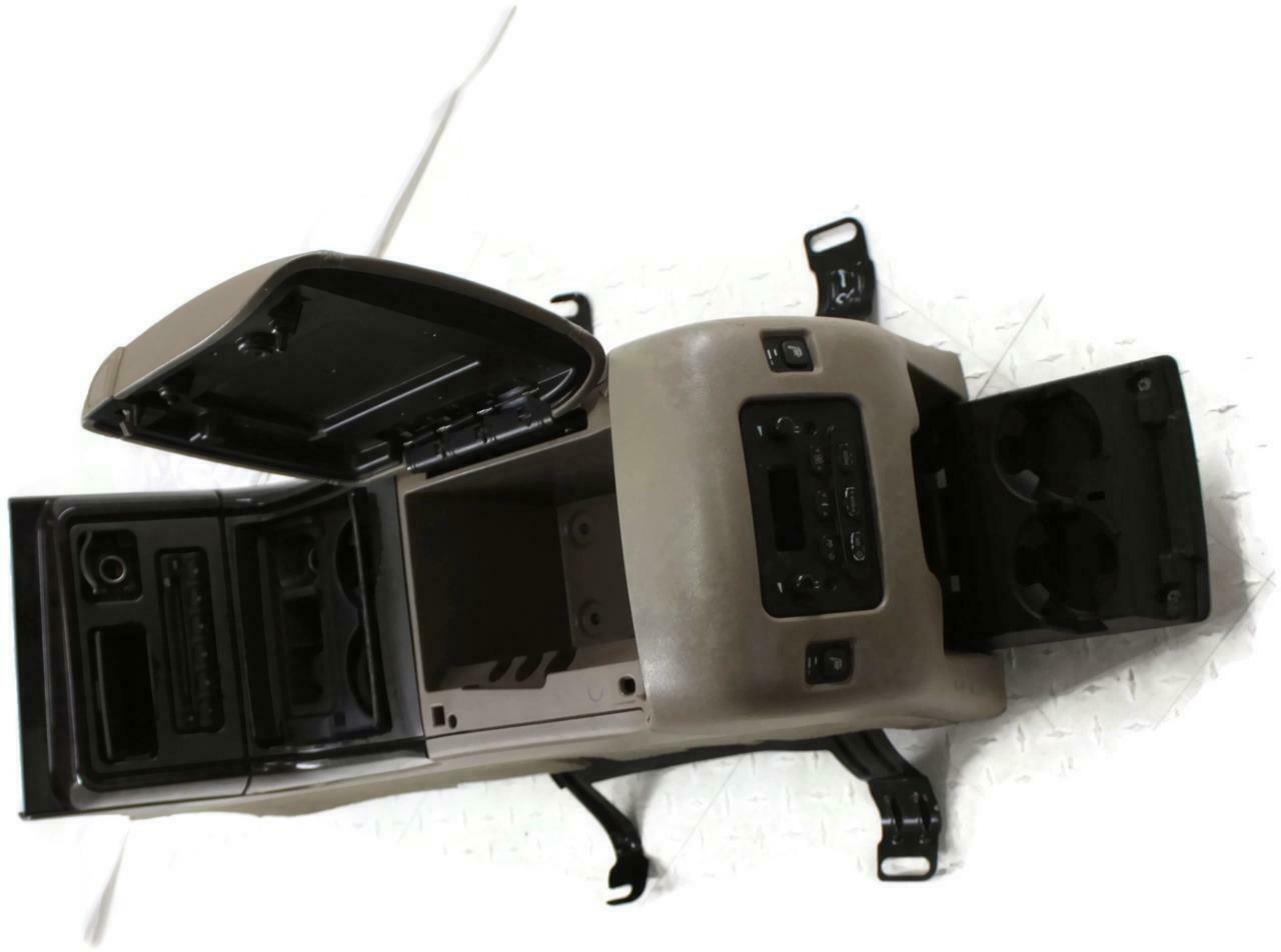 03-06 Yukon Denali Tan Color Center Console W/Sub Tahoe Gm Sierra Dena