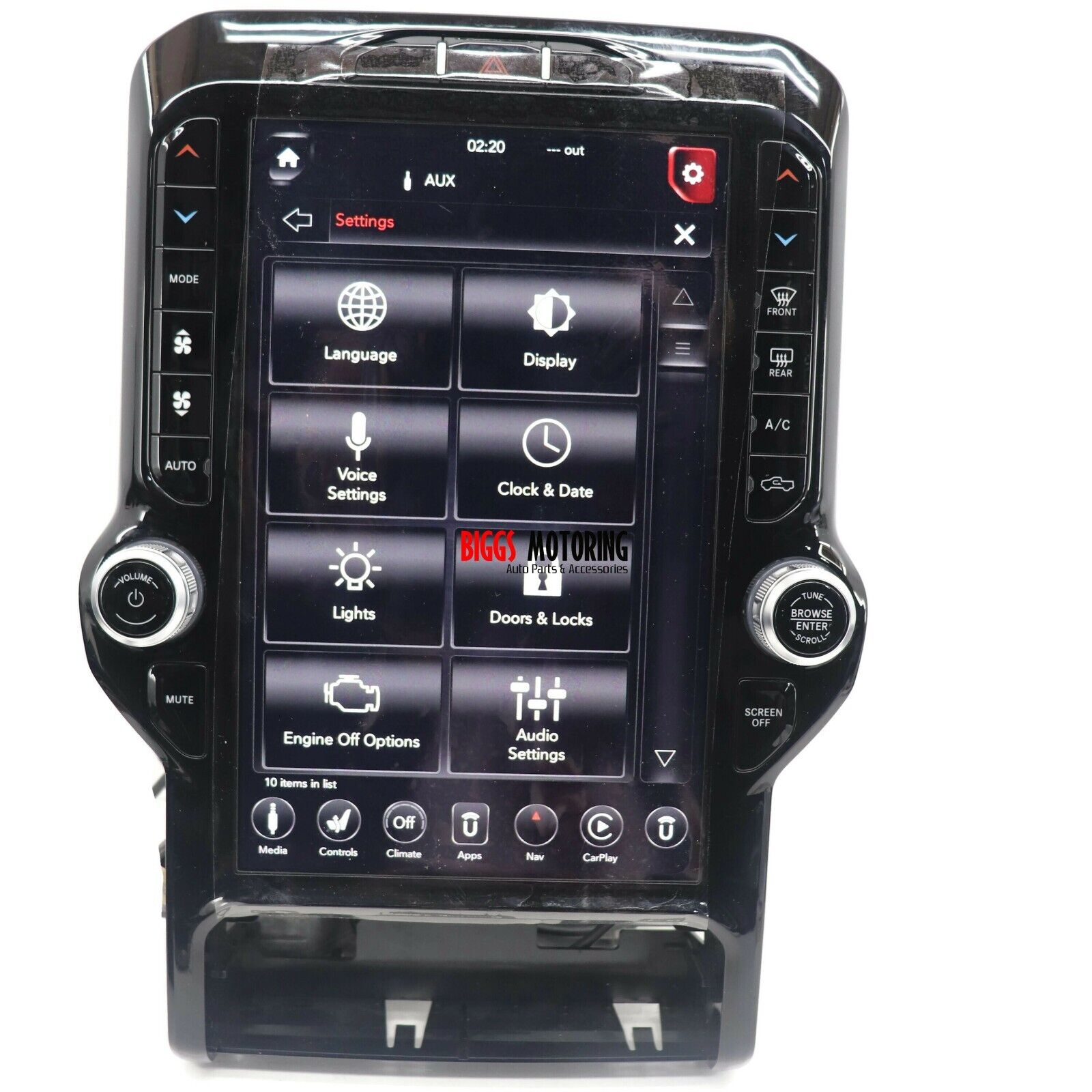 2019-2021 Dodge Ram 1500 12'' Navigation Touch Screen Apple Car Play P