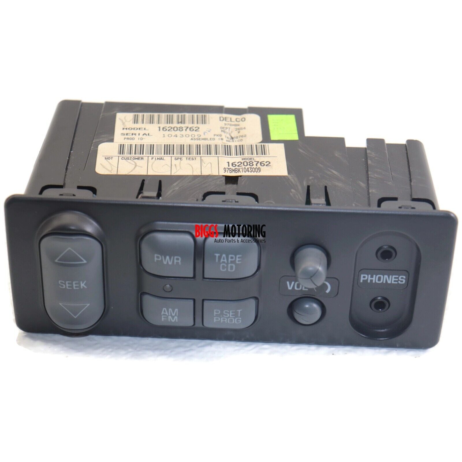1999-2002 Cadillac Escalade Yukon Denali Radio Rear Audio Control 1620