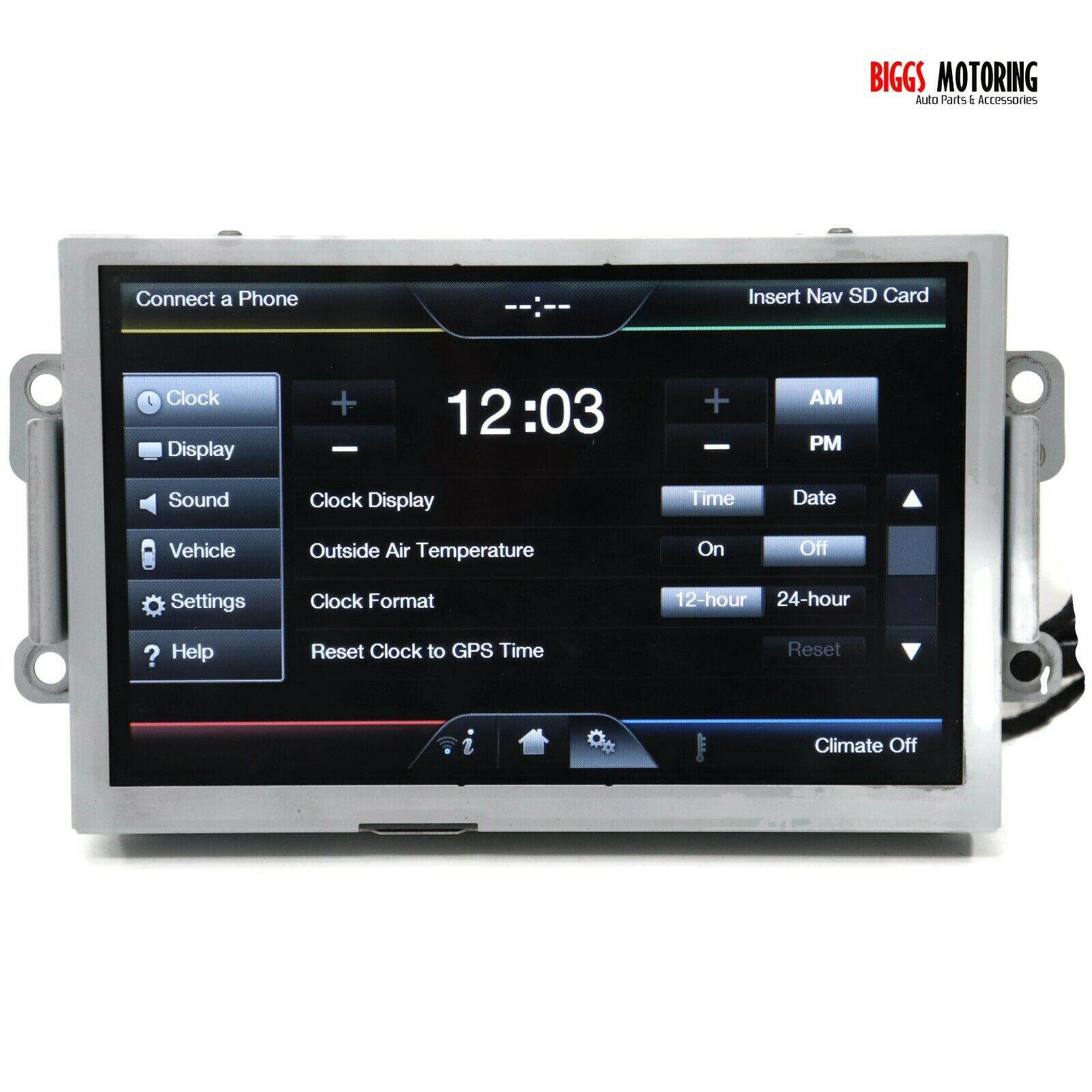 2011-2014 Ford Edge Radio Navigation Dash Display Screen BT4T-14F239-C