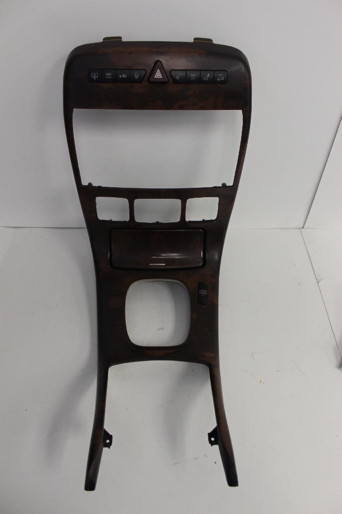 2003-2006 Mercedes Benz Cl500 W215 Center Console Wood Grain Bezel