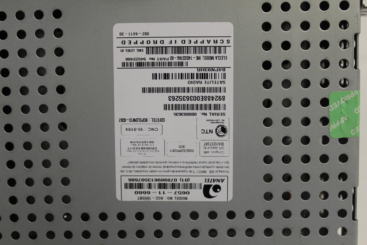 2015 Chevrolet Sonic Cd Player Radio 94522488